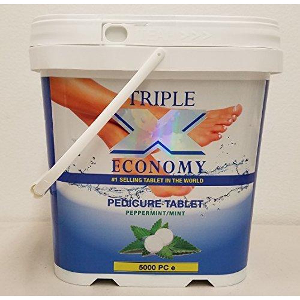 New Triple X Pedicure Solution Tablets Mint - 5000ct - Walmart.com ...