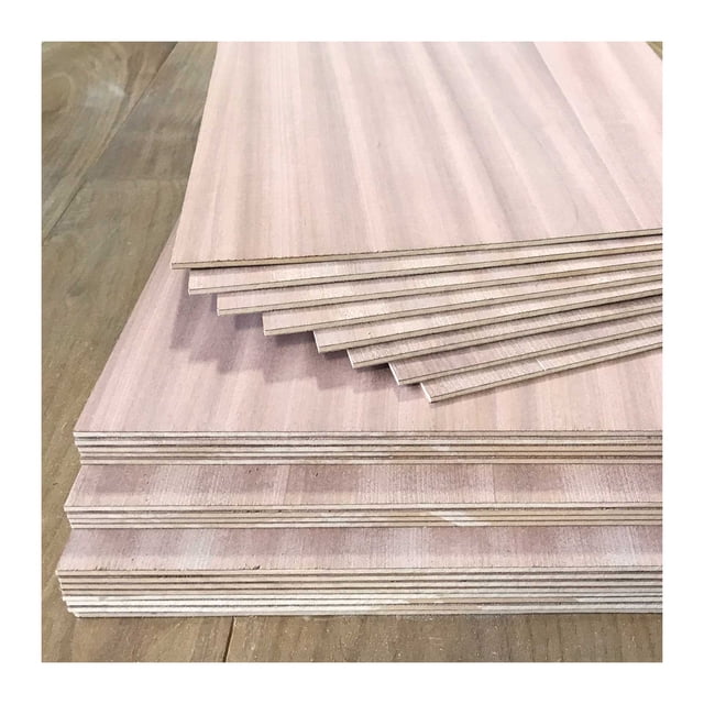 1/8" x 12" x 20" Quarter Sawn Sapele Plywood - Perfect Laser Cutting ...