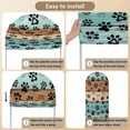 Light Blue Dog Paws 5FT Arch Backdrop Covers, Farmhouse Vintage Modern ...