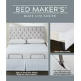 Bed Makers Adjustable Bed Wrap-Around 15" Tailored Bed skirt, Full ...