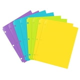 RYWESNIY Plastic Folders with Pockets, 3 Hole Punch, Letter Size ...