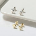 Heart Earrings for Women by Ginger Lyne 6mm Sterling Silver Stud ...