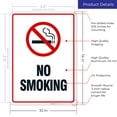 No Smoking Sign, No Smoking Metal Sign, - Walmart.com