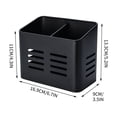 Cevemin 430 Stainless Steel Double Grid Chopstick Cage Cutlery Drainer ...