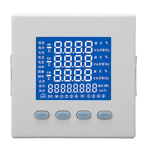 Electric Power Meter,3 Phase Current Voltage Current Voltage Meter ...