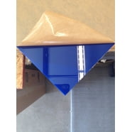 ONE- BLUE ACRYLIC #2050- OPAQUE PLASTIC SHEET 1/8" Thick 24" X 24 ...