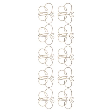 Golden Paper Clips, Anti Rust Golden Butterflies Small Portable ...