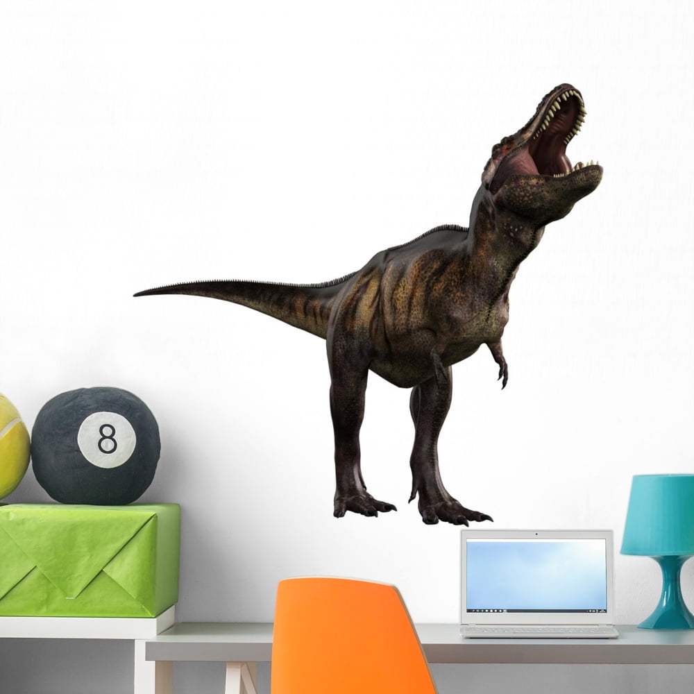 T-rex Crying Wall Mural by Wallmonkeys Peel and Stick Graphic (36 in H ...