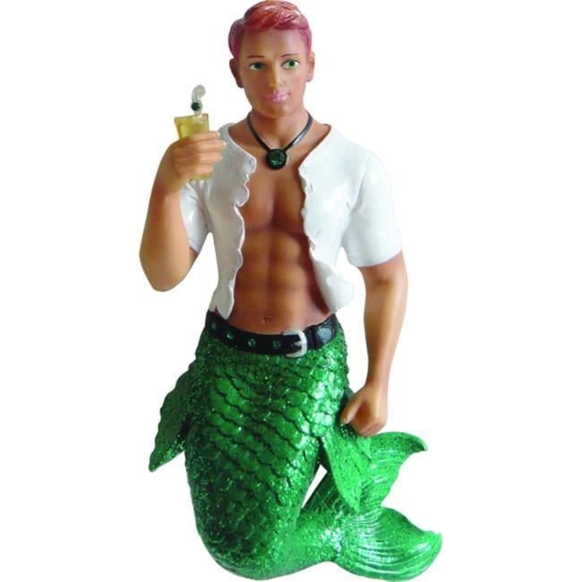 December Diamonds Scotch Merman Ornament - Green, White - Walmart.com