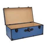 "Seward Classic 30"" Lockable Large Storage Trunk, Dorm Chest, Misty ...