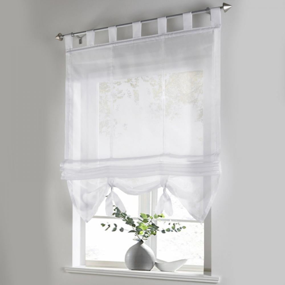 Click here for Generic Soild Voile Kitchen Curtains Short Style R... prices