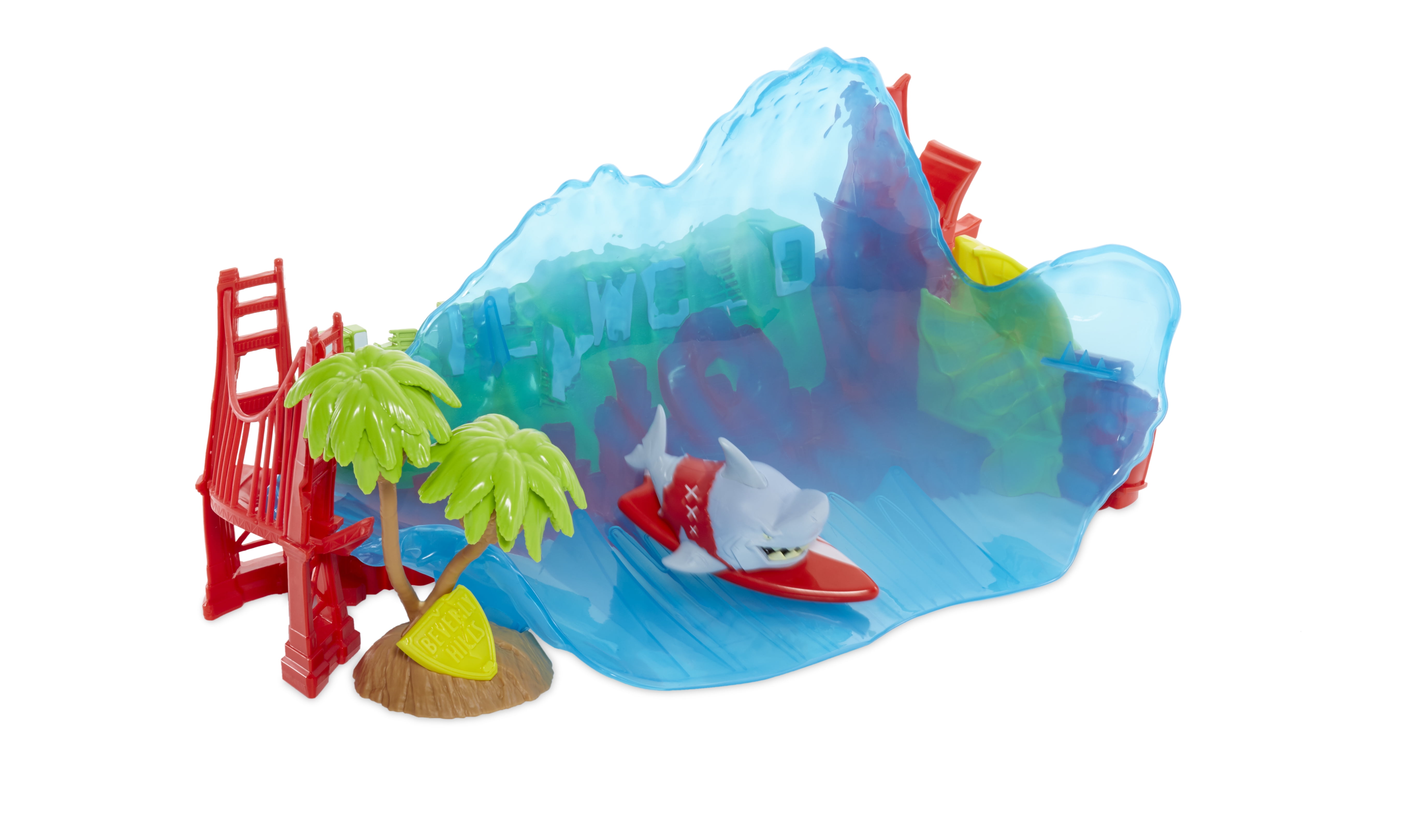 Shreddin' Sharks Tsunami Showdown Playset for Collectible Stunt Figures ...
