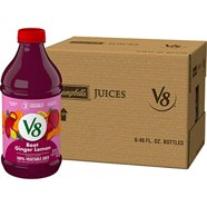 V8 Beet Ginger Lemon 100% Vegetable Juice, 46 fl oz Bottle - Walmart.com