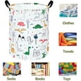 Dinosaur Pattern Nursery Storage Basket with Handles - Baby Toy Box ...