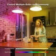 OhhGo Smart Light Bulbs, RGB Color Changing Light Bulbs with Bluetooth ...