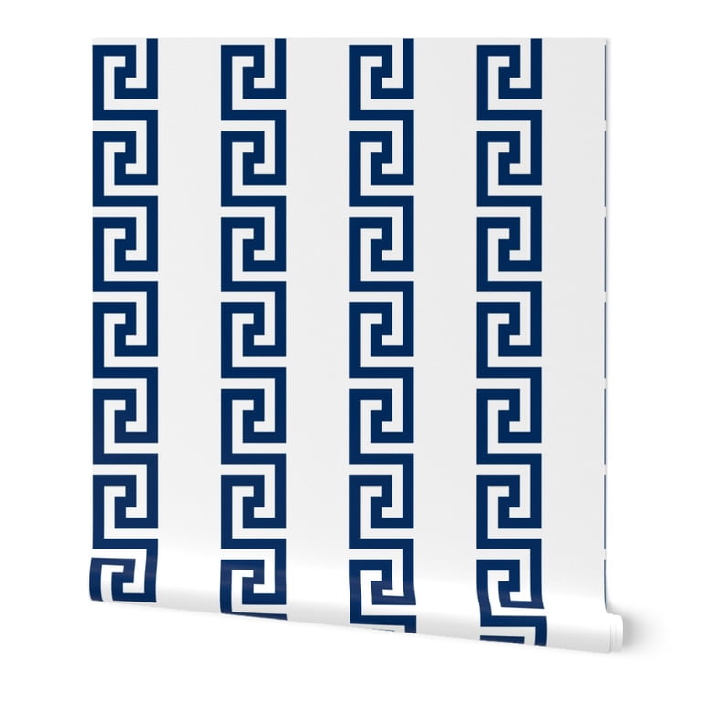 Blue Greek Border
