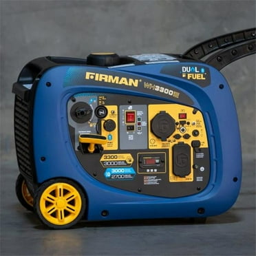 Firman H08051 10,000/8,000 Watt Dual Fuel Electric Start Generator ...