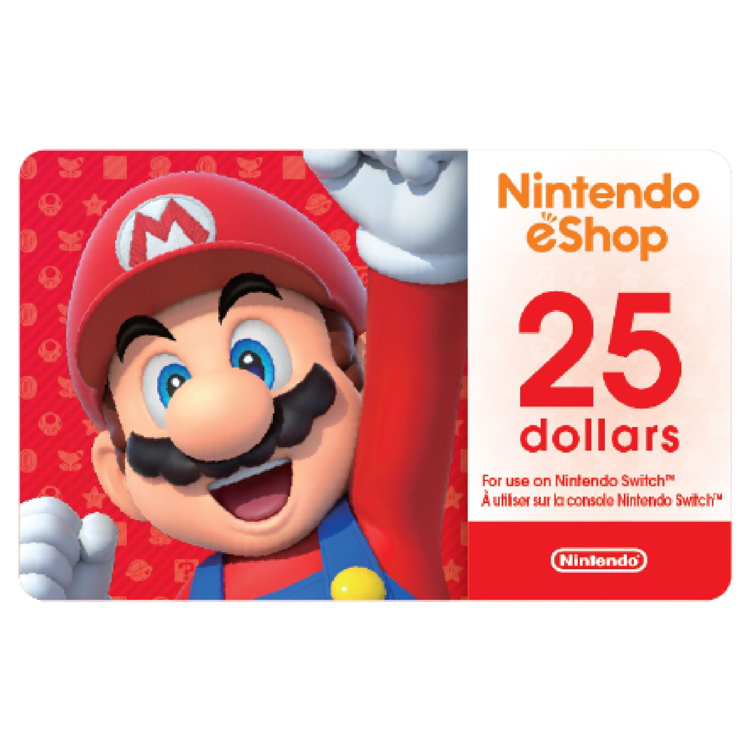 Click here for Nintendo Eshop $25 Gift Card (Digital Code) prices