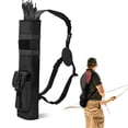 Archery Lightweight Back Arrow Quiver Dual Use Hip Arrows Bag Arrow ...