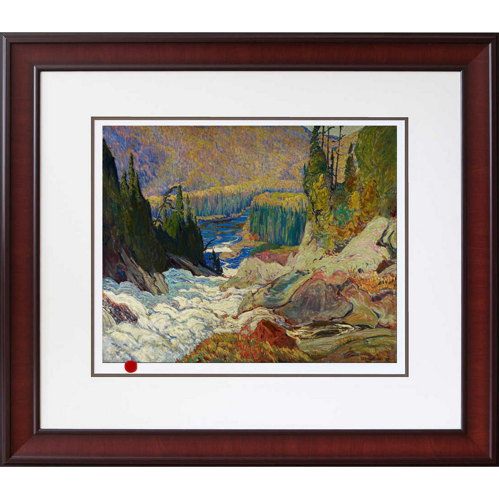 Click here for Canadiana Art Montreal River-Framed Art 32.5in X 3... prices