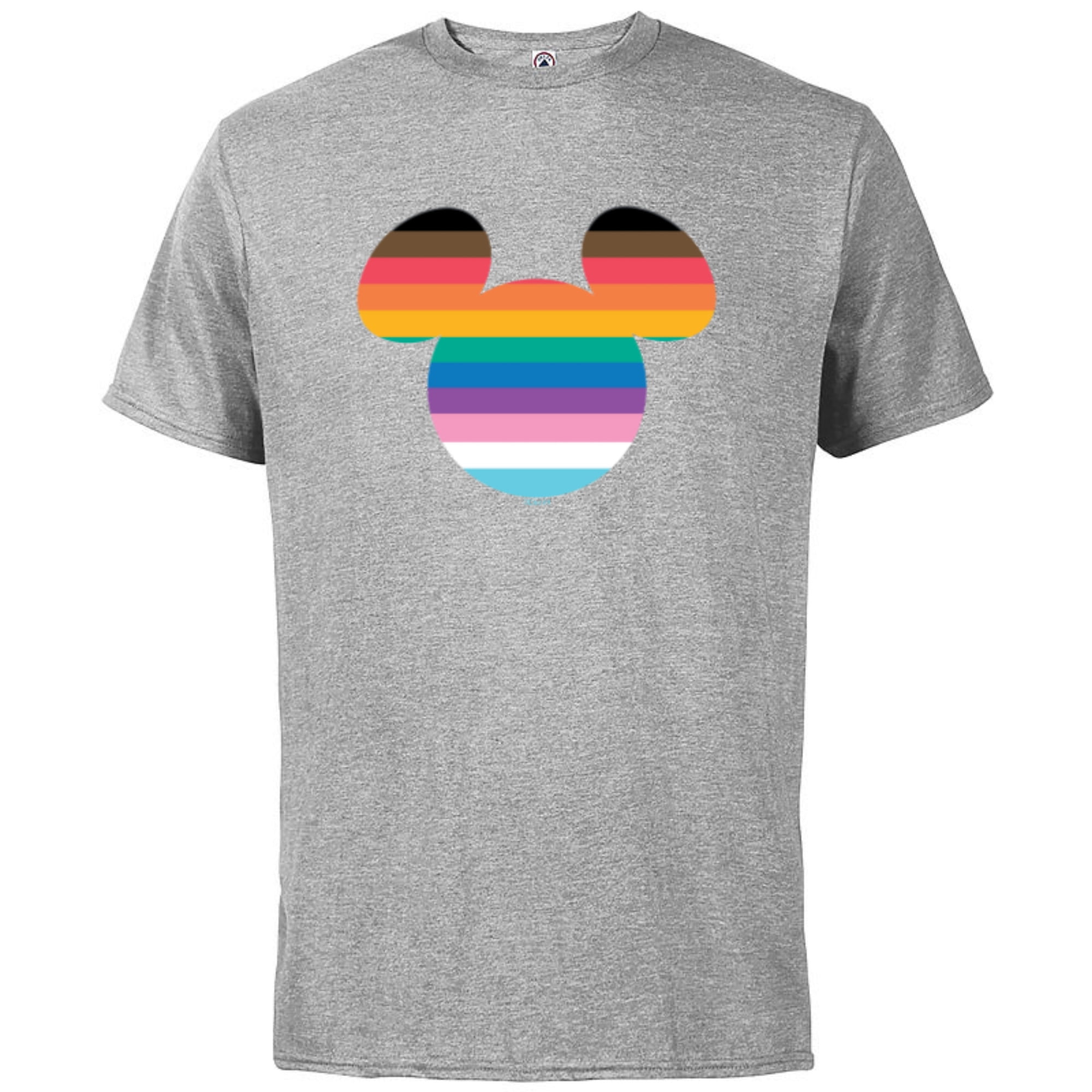 Disney Mickey Mouse Pride Inclusive Rainbow Head Icon Fill - Short ...