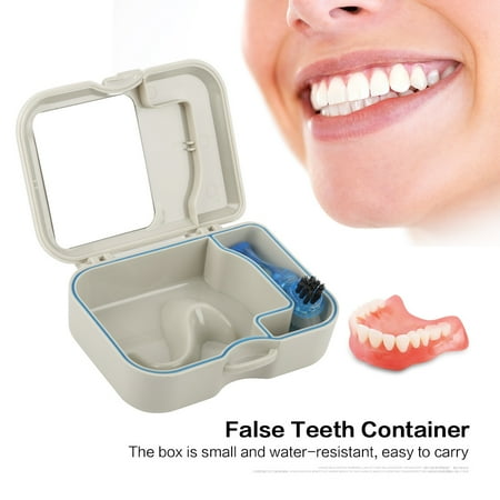Denture Container False Teeth Storage Box Storage Box Denture Box For ...