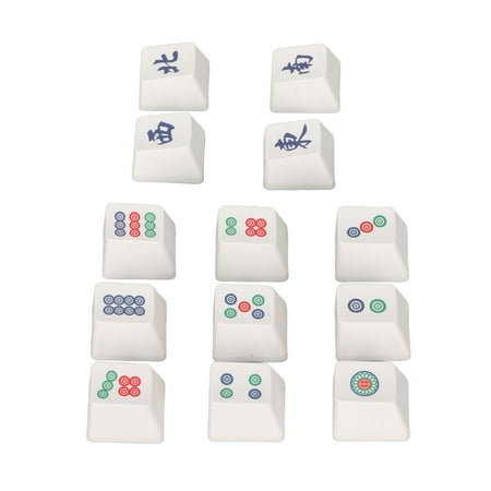 Gaming Keycaps, Keyboard Keycaps 13 Key Mahjong Shape Cherry Height For ...