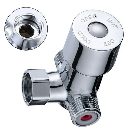 G1/2 Hot Cold Water Mixing Valve Valver Thermostatic Mixer Adjustable ...