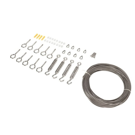 Wire Rope Hanging Kit, Stainless Steel Wire Rope Set Waterproof ...