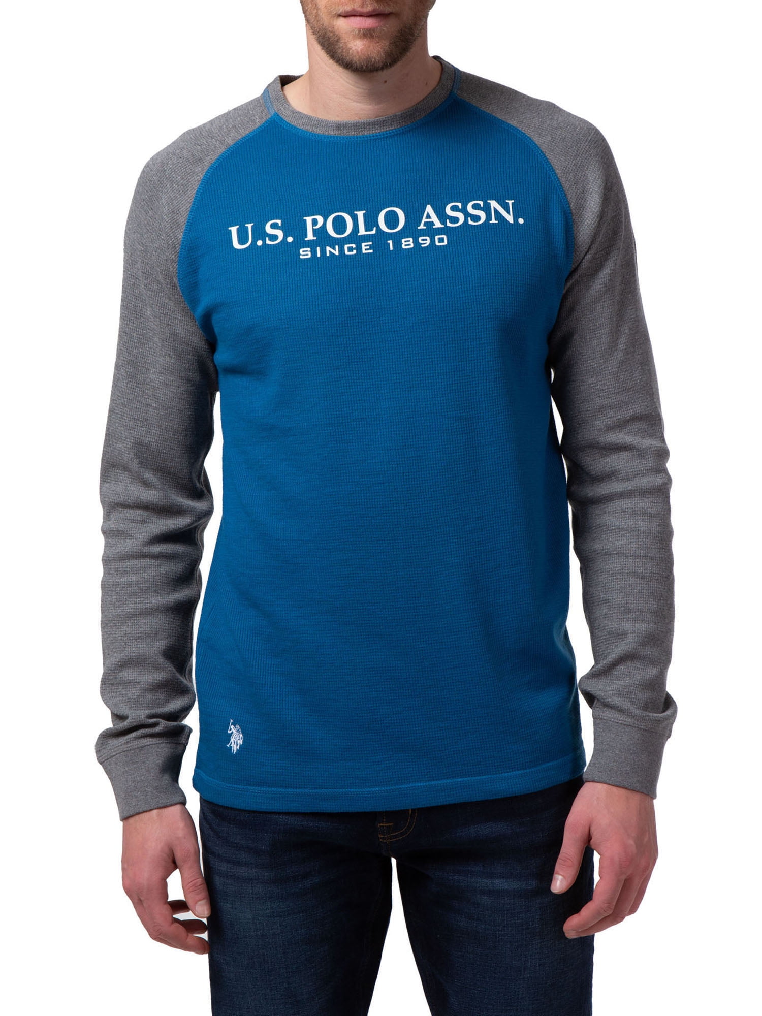 U.S. Polo Assn. Mens Chest Logo Raglan Thermal India | Ubuy