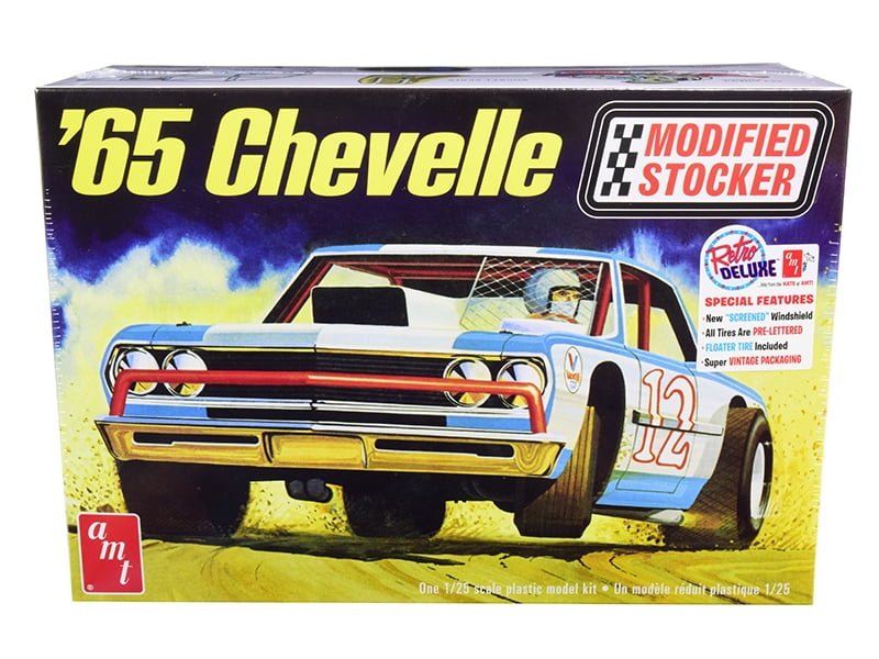 Buy AMT 1965 Chevrolet Chevelle Stock Car - Super Detailed 125 Scale ...