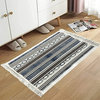 Cotton Doormat Rug Indoor Outdoor - 2x3' Entrance Entryway Reversible ...