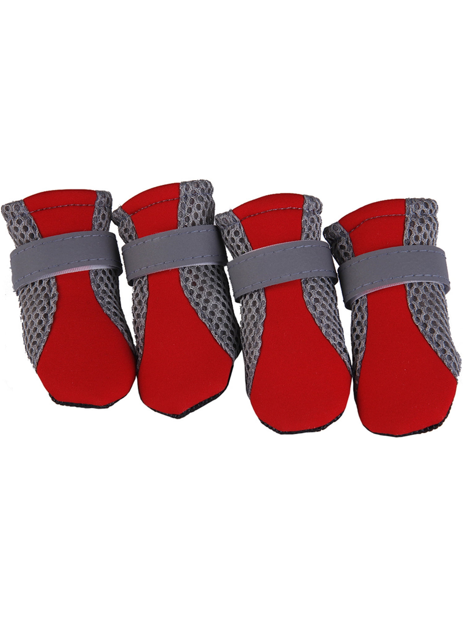 Pets Dogs 4Pcs Anti Slip Breathable Puppy Footwear Protective Booties ...