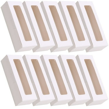 25-Pack Black Bakery Boxes with Windows: Ideal for Weddings, Birthdays ...