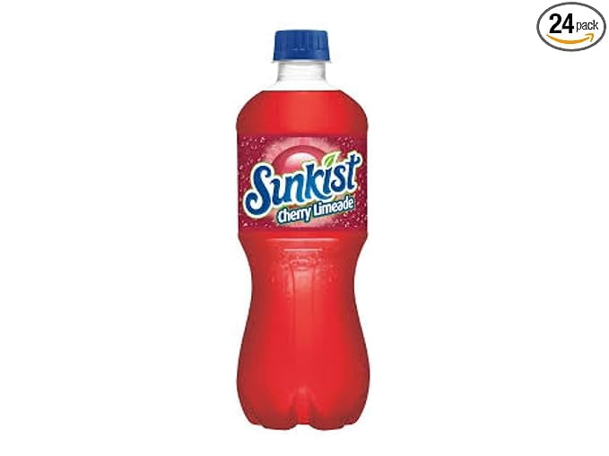 Sunkist Soda Bundled by Louisiana Pantry (Cherry Limeade, 20 oz Bottles ...