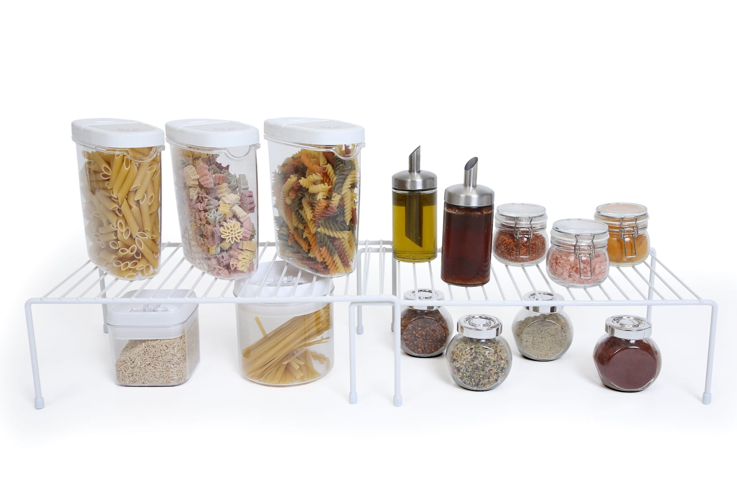 Smart Design Kitchen Storage Expandable Shelf Rack - 16 x 32.5 inch ...