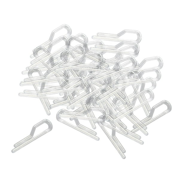200 Pieces Shirt Clips Transparent Alligator Clip, Reusable U Shape ...