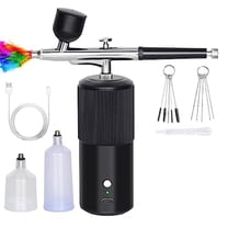 Cordless Airbrush Kit with Compressor , Portable Handheld Airbrush Set ...