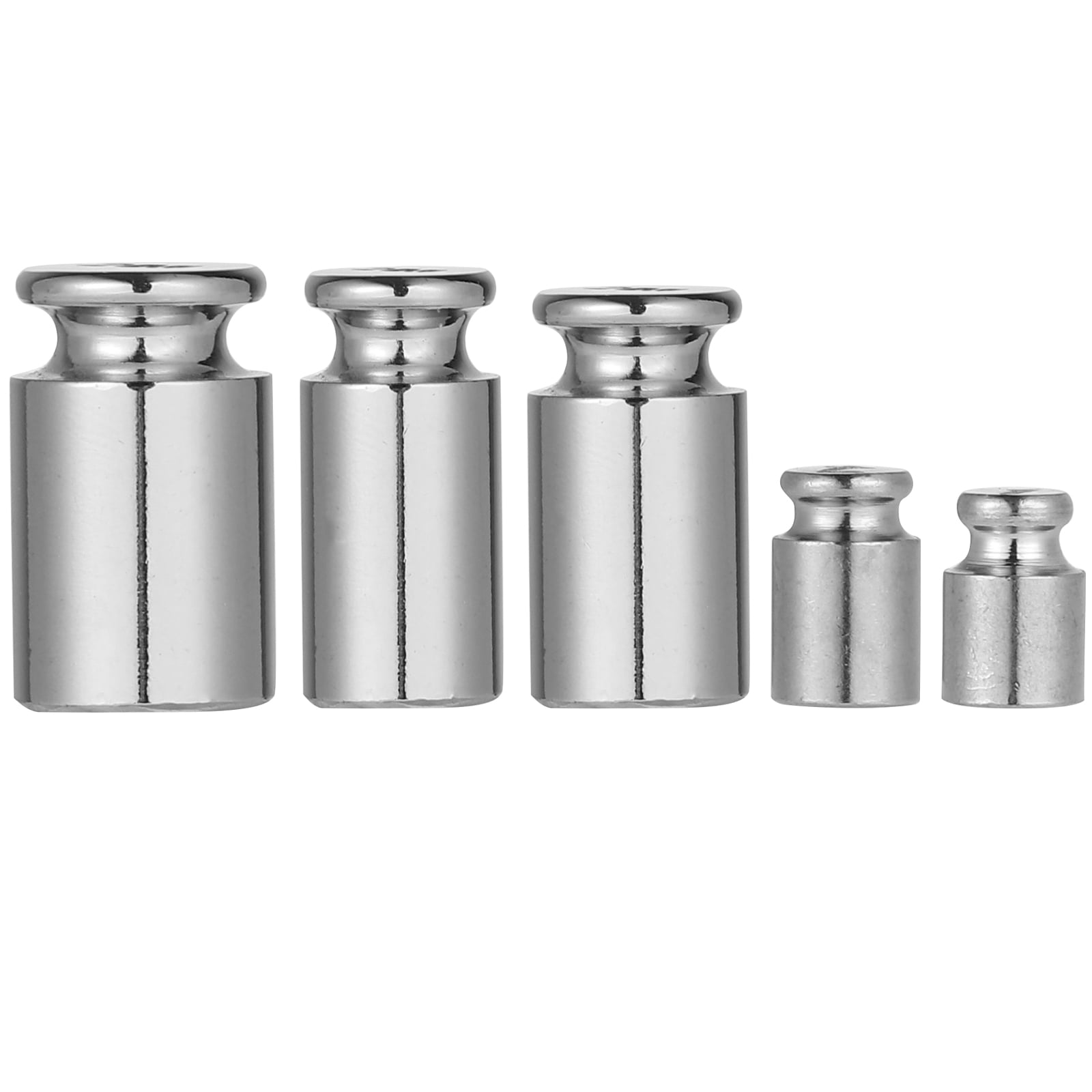 Masteelfca 1 Set Of 5 Pcs Electronic Scale Calibration Weight Steel Digital Scale Balance 2.5x1x1cm