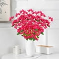 Artificial Bougainvillea Flower Spray 35in | Realistic Plastic Greenery ...