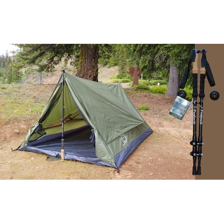 Trekker Tent 2.2 Combo with Trekking Poles, Two Person Trekking Pole ...