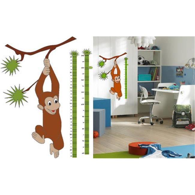 Measuring Tape - Monkey Wall Decals - Walmart.com