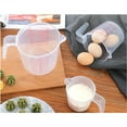 1 Liter (32oz) Clear Plastic Measuring Cup - milliliters, liter, oz ...