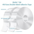 XCIRCLE 13.2FT Double-Sided Mounting Tape, Nano Gel, Waterproof ...