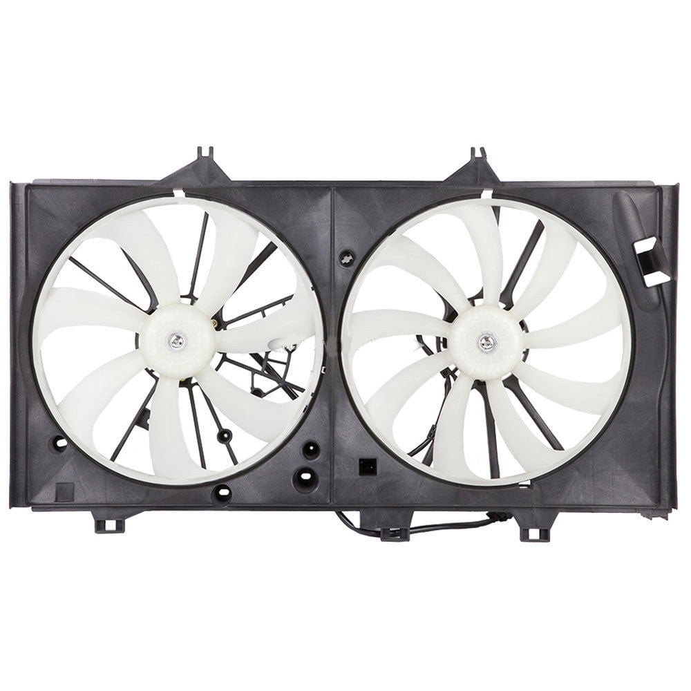 Dual Radiator and Condenser Fan Assembly - Pacific Best Inc. Fit/For ...