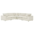 Modular Sectional Big Couch, Beige Fabric, Contemporary, Living Lounge ...
