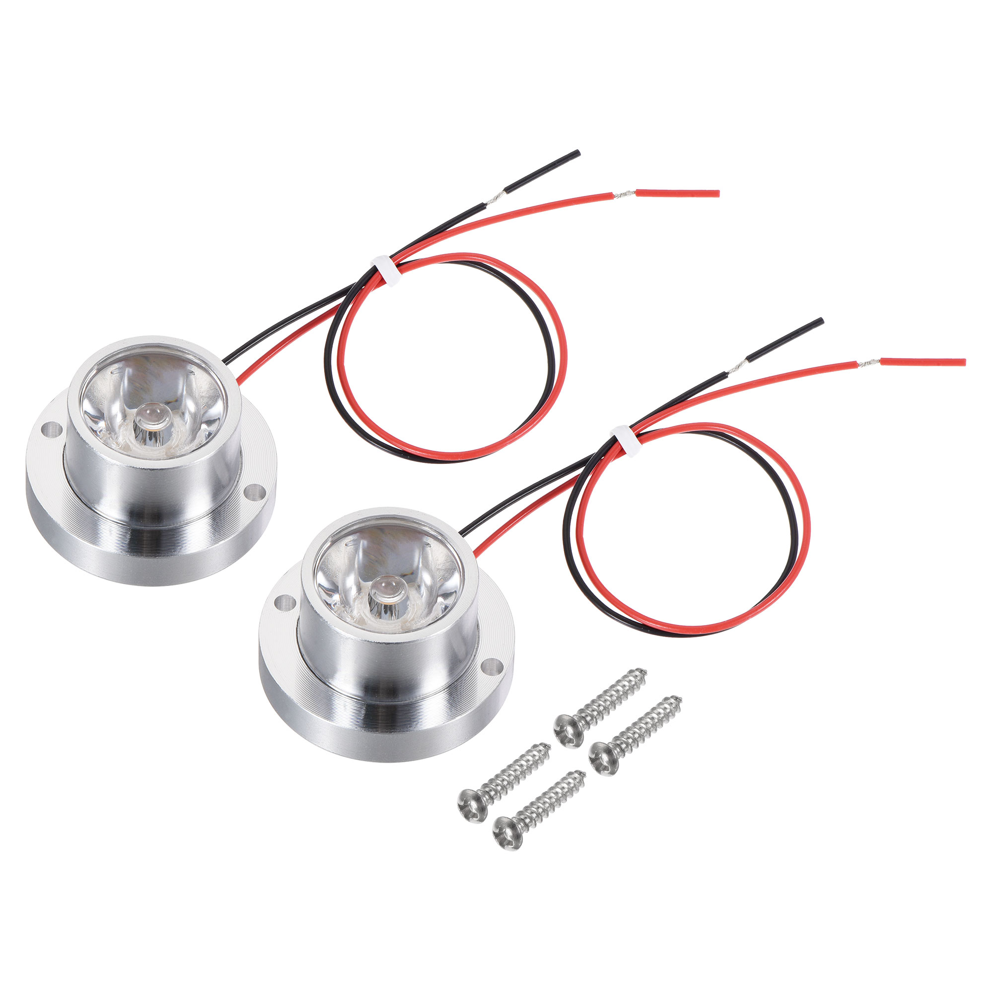 Uxcell LED Spotlight DC 12V 15 Degree Beam Angle Warm White Aluminum ...