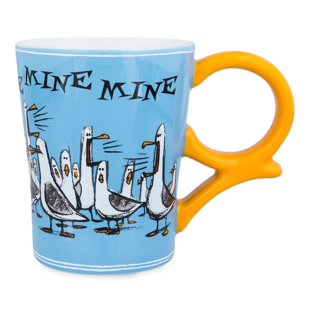 Disney Parks Finding Nemo Mine Mine Mine Ceramic Coffee Mug Cup Gold ...