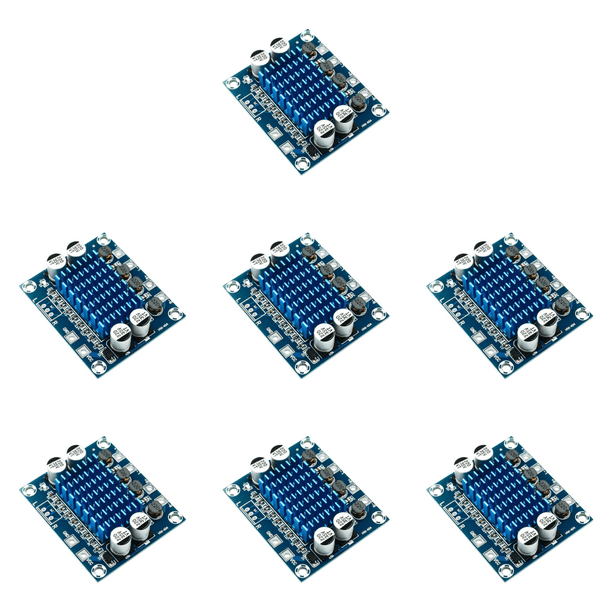 XH-A232 30w+30w Módulo amplificador subwoofer digital Placa doble canal ...