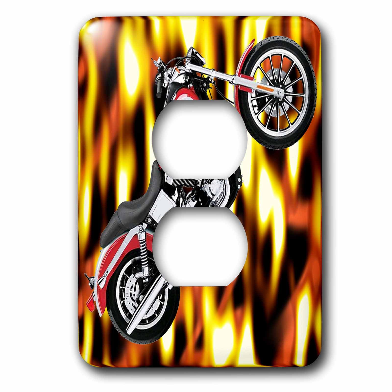 3dRose Light Switch Cover Picturing Harley-Davidson® Motorcycle ...